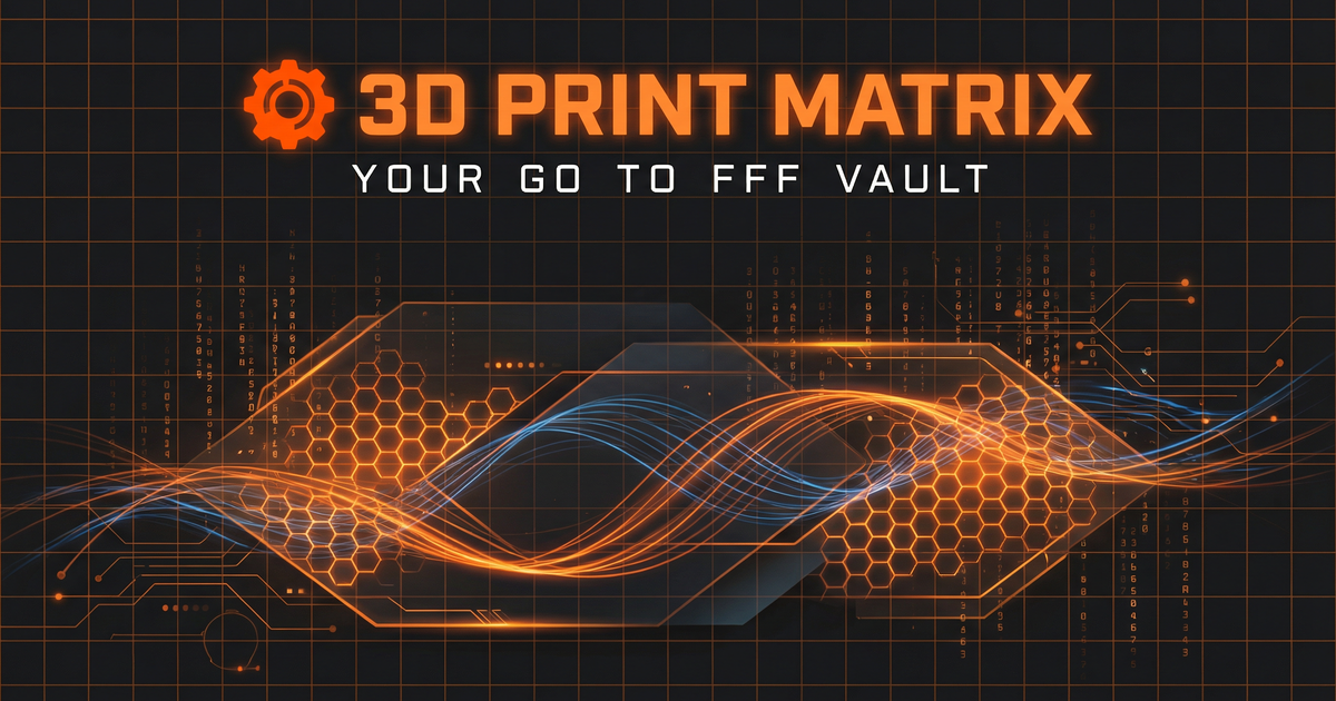 Print Matrix - FDM 3D Printer Database & Specs Comparison